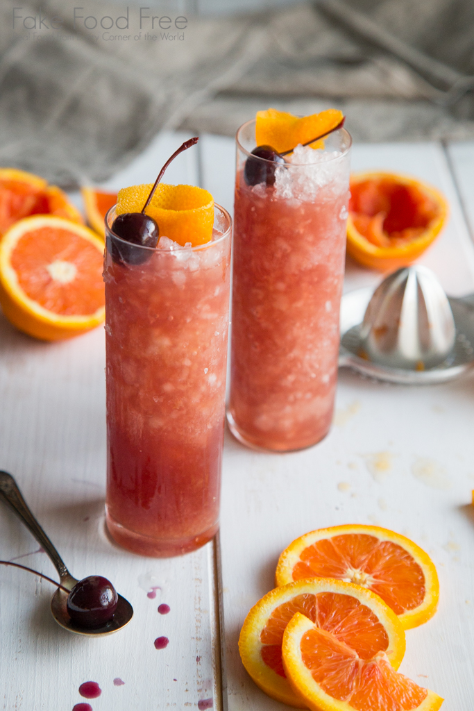 Cara Cara Orange Old Fashioned Cocktail | Fake Food Free