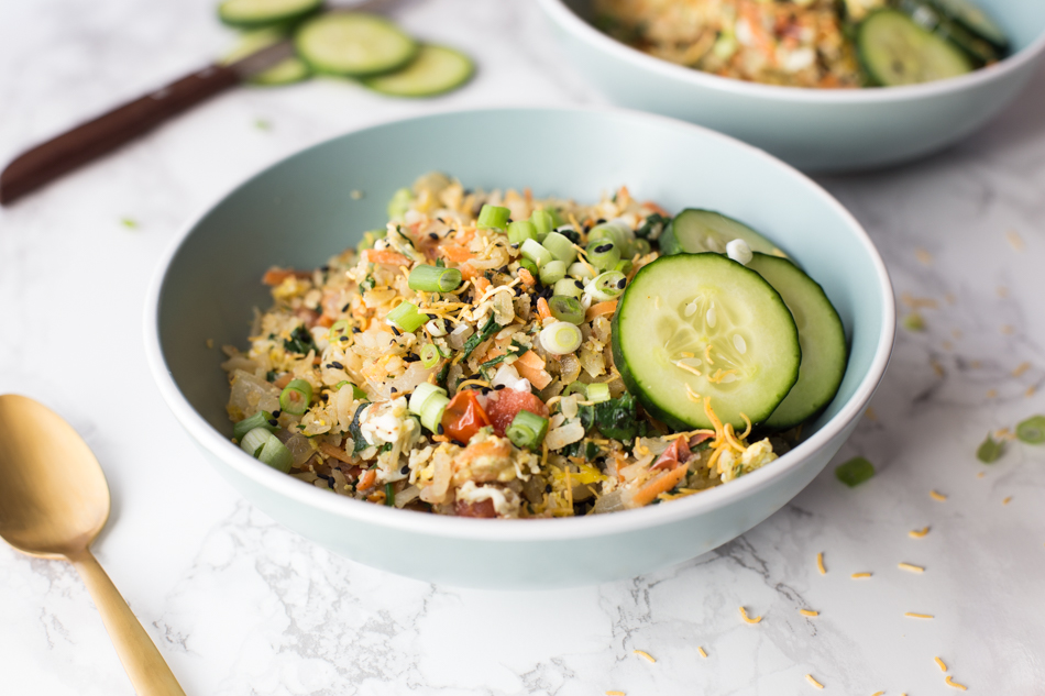 Poha with Veggies and Eggs | Fake Food Free